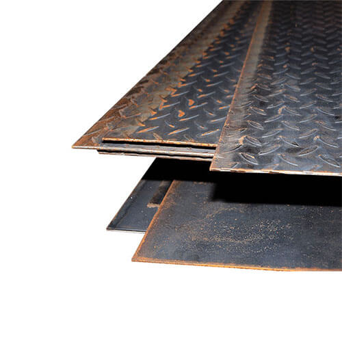 Plate Chequered Mild Steel - Tear Drop - Janatha Steels